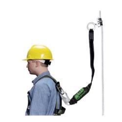 Miller 8175SLS/2FTYLC Trailing Rope Grab | 2-ft SofStop Lanyard | ANSI ...