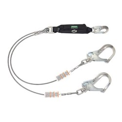MSA V-SERIES Leading Edge Lanyard 12 ft | Twin Leg Steel | Proudly ...