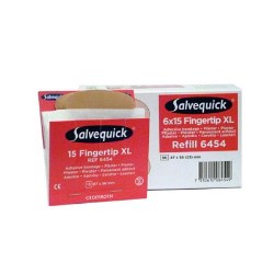 Salvequick refills, fabric fingertip bandage, Large, 15/pack 03465 ...