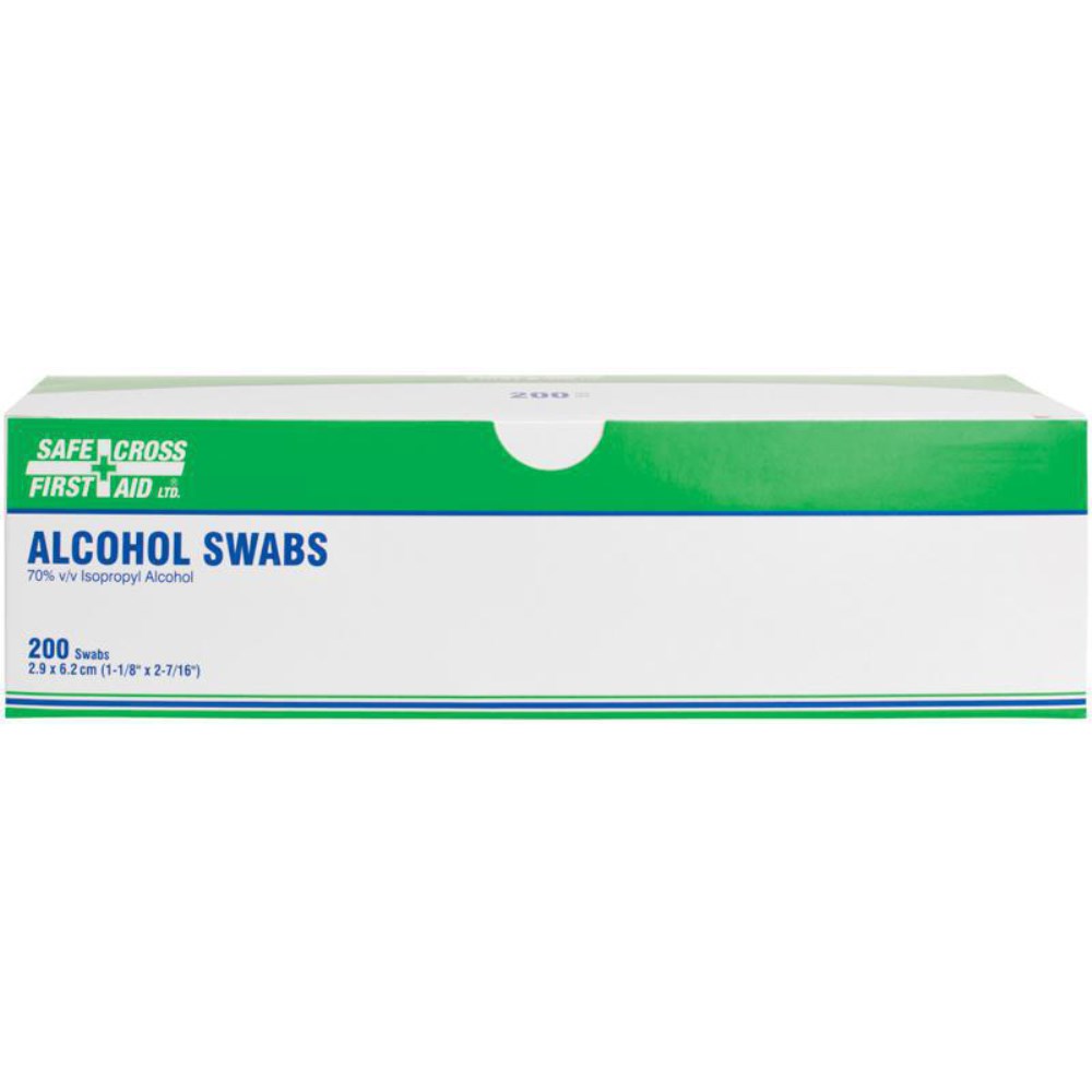 SPI Health and Safety | Alcohol swab, 200/box FAAW200