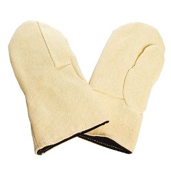 Natpro Heat Resistant Kevlar Work Mitts with double layer wool lining ...