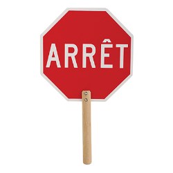 STOP sign ENREGARR50 | Proudly Canadian - SPI Health and Safety