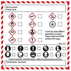 WHMIS Label ESB-010 | Proudly Canadian - SPI Health and Safety