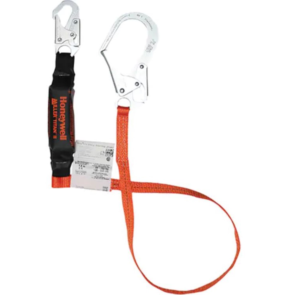 SPI Health and Safety | Honeywell Shock Absorbing Lanyard with Reback ...