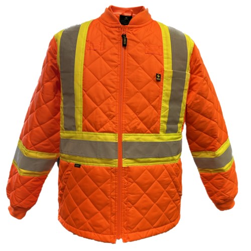 Kosto Quilted Freezer Coat | High Visibility | SPI Health Safety | SPI ...