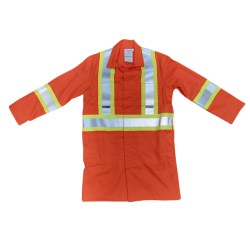 Vibrant Orange Safety Coat | High-Visibility Design | SPOJG4ORIG/SP ...